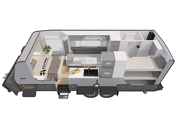 2 Berth Caravans | 2 Person Caravans | Ezytrail
