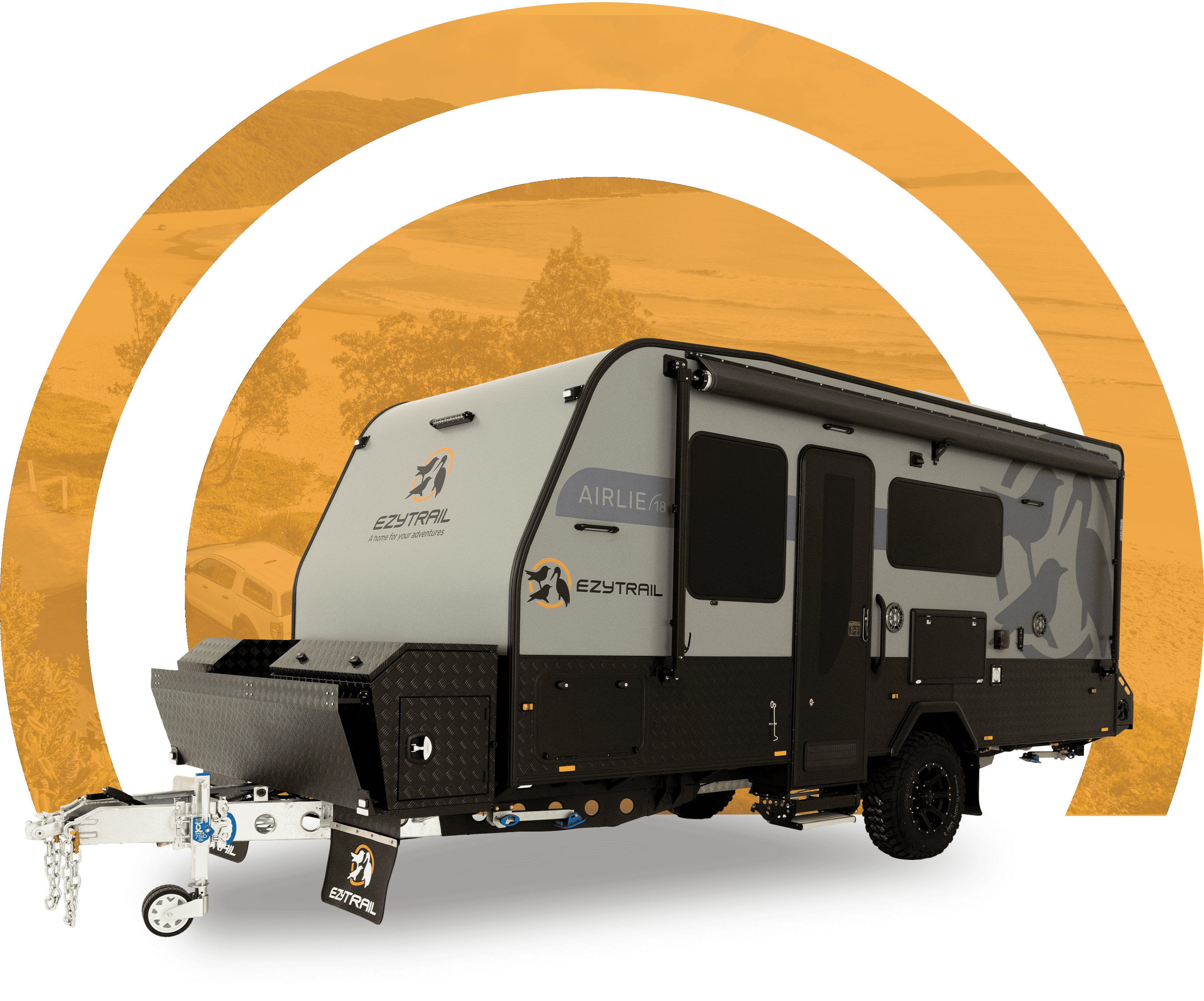 Parkes 13 MK3 Twin Pop Top Hybrid | Ezytrail Caravans