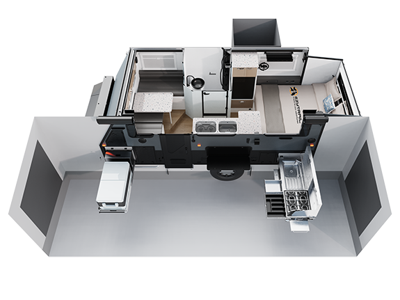 2 Berth Caravans | 2 Person Caravans | Ezytrail