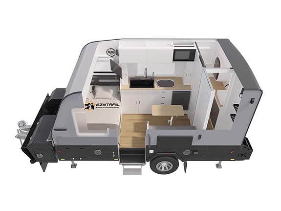 2 Berth Caravans | 2 Person Caravans | Ezytrail