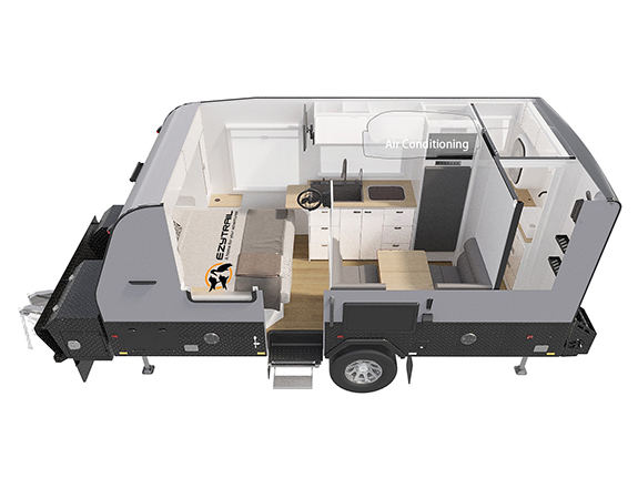 2 Berth Caravans | 2 Person Caravans | Ezytrail