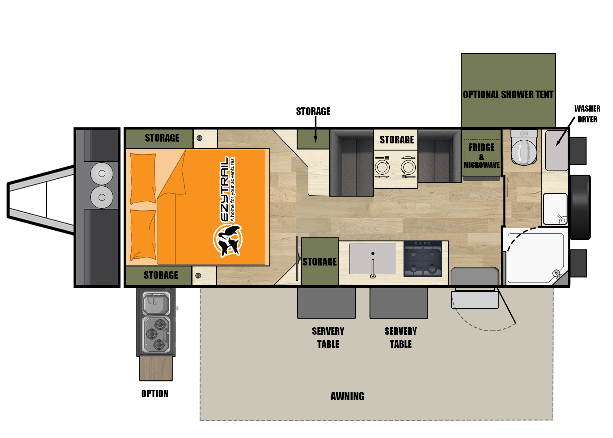 Airlie 20R Off-Road Caravan | Ezytrail Caravans